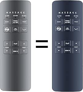 Amazon.com: New Replacement RF258B Adjustable Bed Remote Control ...