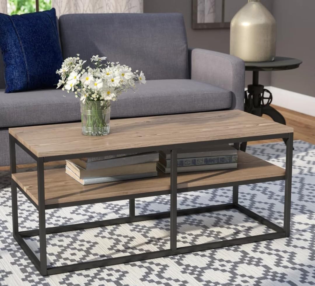 Wellgoodhouse Solid Sheesham Wood Square Center Coffee Table for Living ...