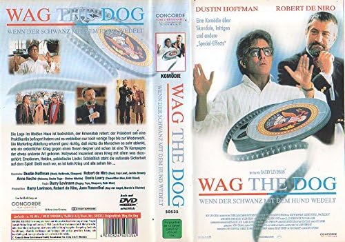Wag the Dog [VHS] : de Niro, Robert, Hoffman, Dustin, Heche, Anne ...