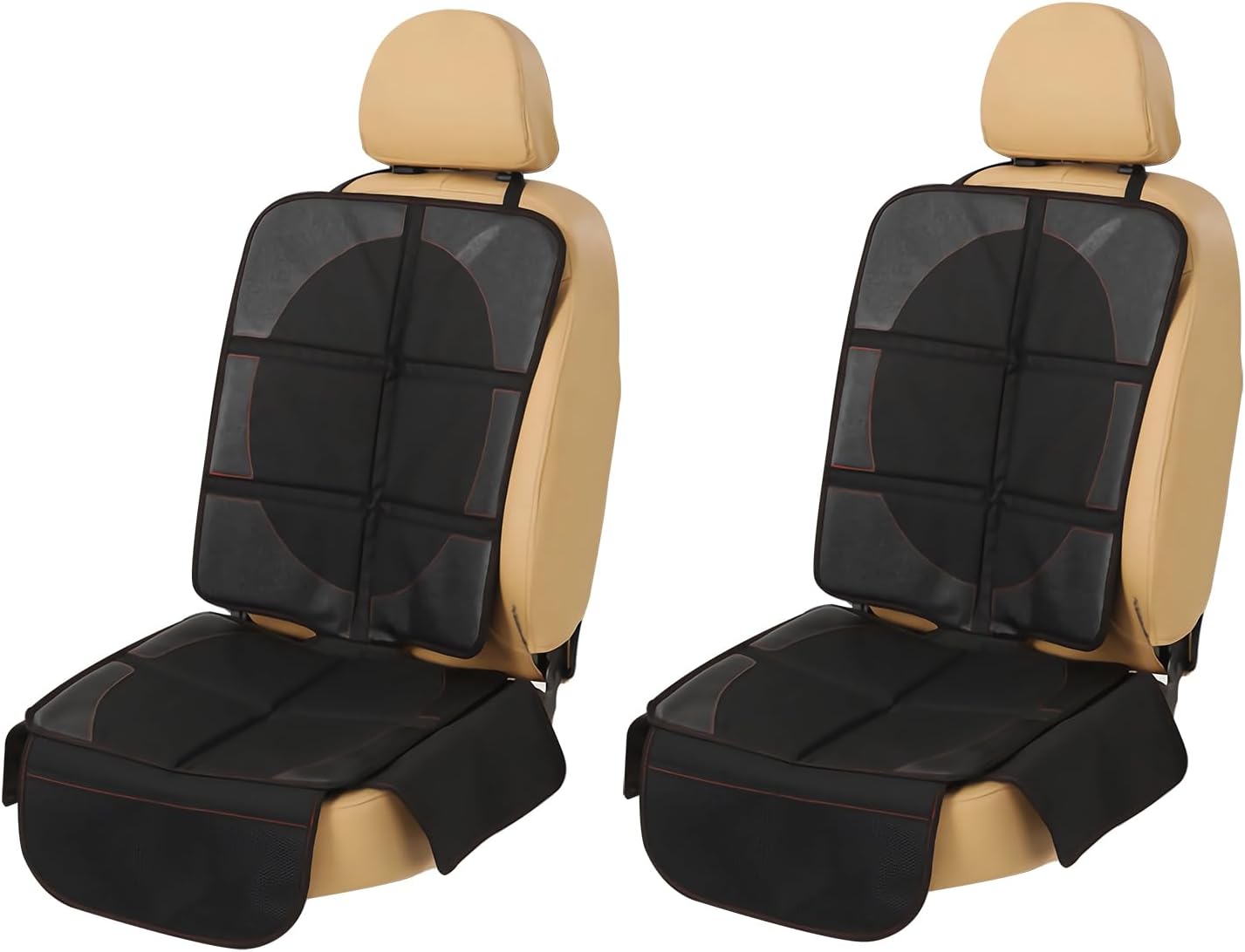 LuzCadaVez Protector de Asiento de Coche 2Pzs Oxford Impermeable Funda ...