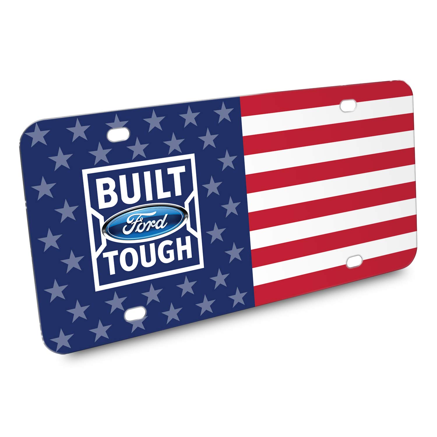 Ford Rebel Flag License Plates