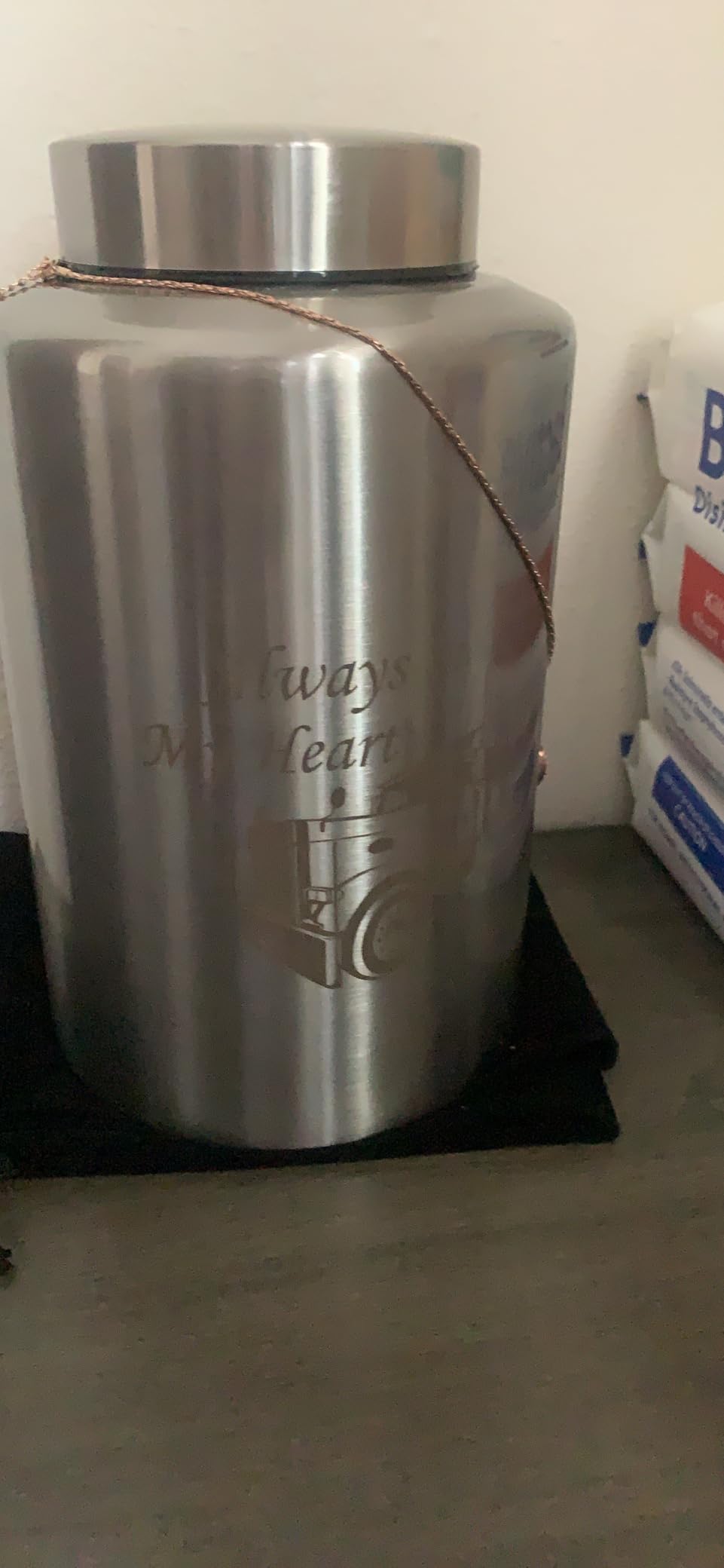 Amazon.com: Truck Cremation Urn Large Urns for Human Ashes Always in My ...