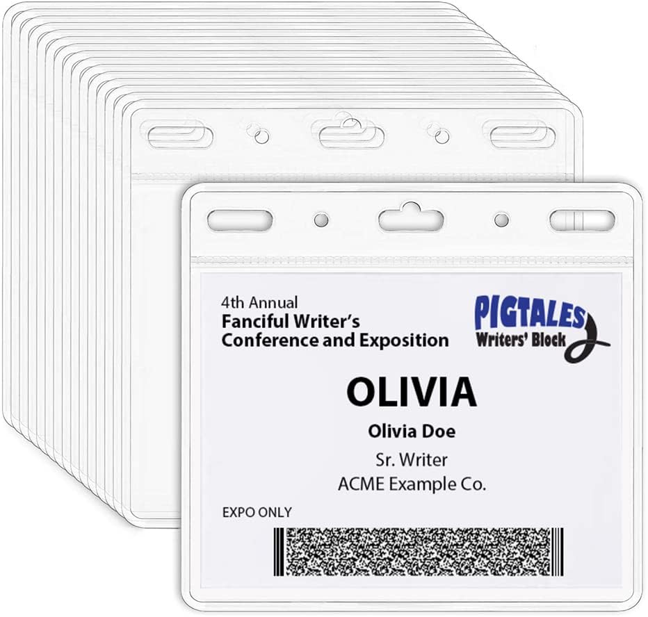 Amazon.com : Advantus 75450 Proximity ID Badge Holder, Horizontal, 3 3 ...