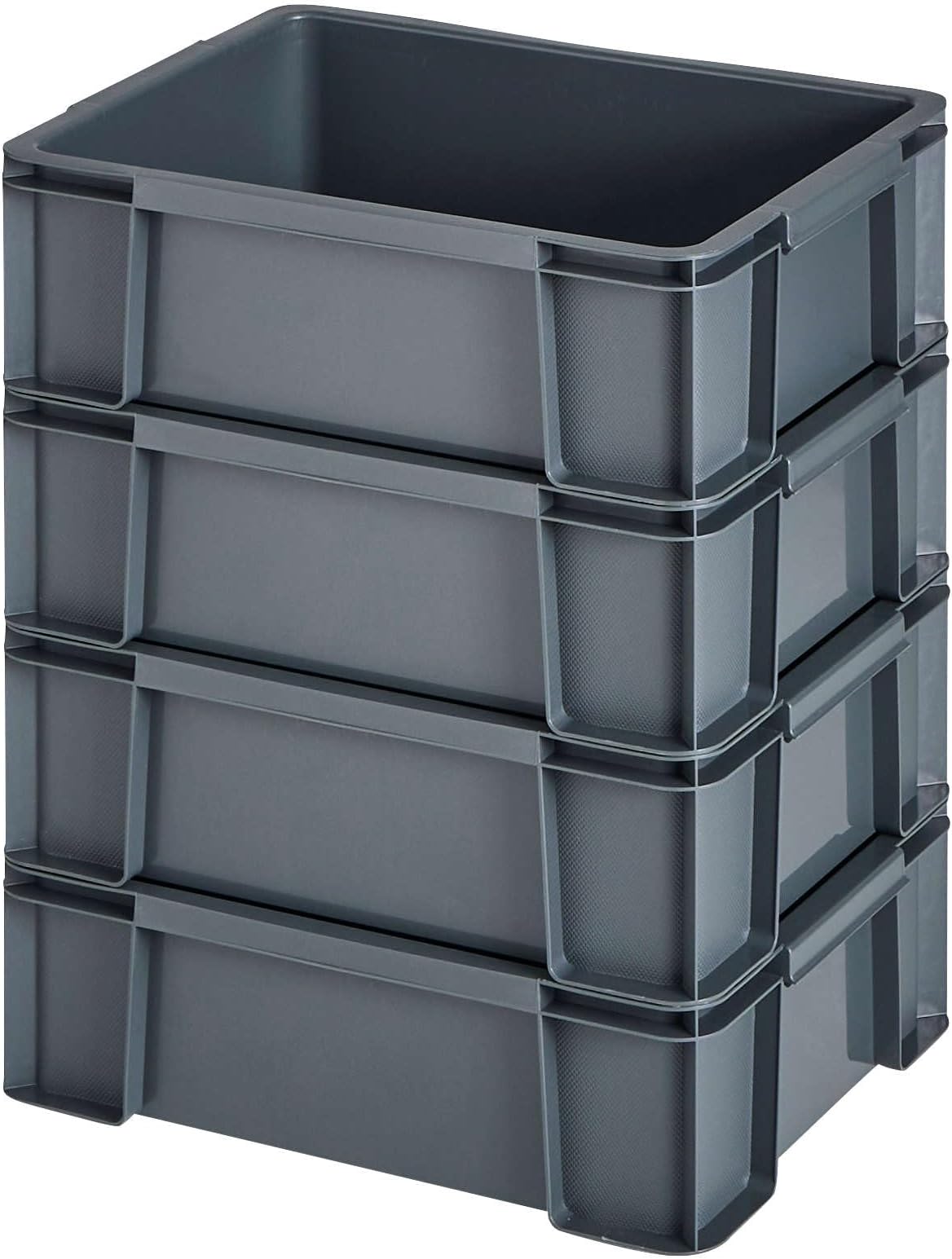 SUNDIS Master Box, lot de 4 bacs de rangement 9L en plastique recyclé ...
