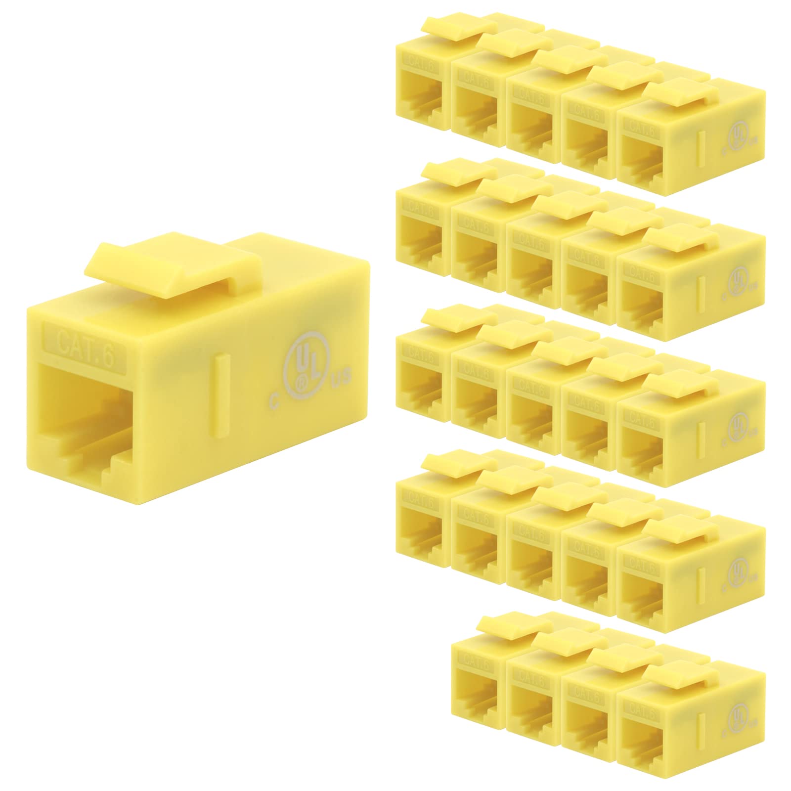Keystone Jack VCE Cat6 Keystone 2-Pack - Female To Female Ethernet ...