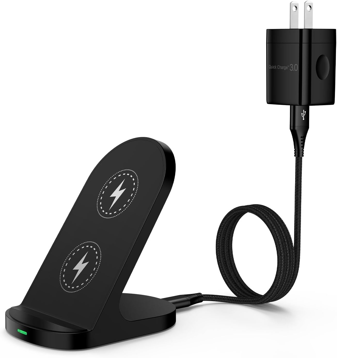 Amazon.com: 15W Fast Wireless Charging Stand with QC Adapter for Smaung ...