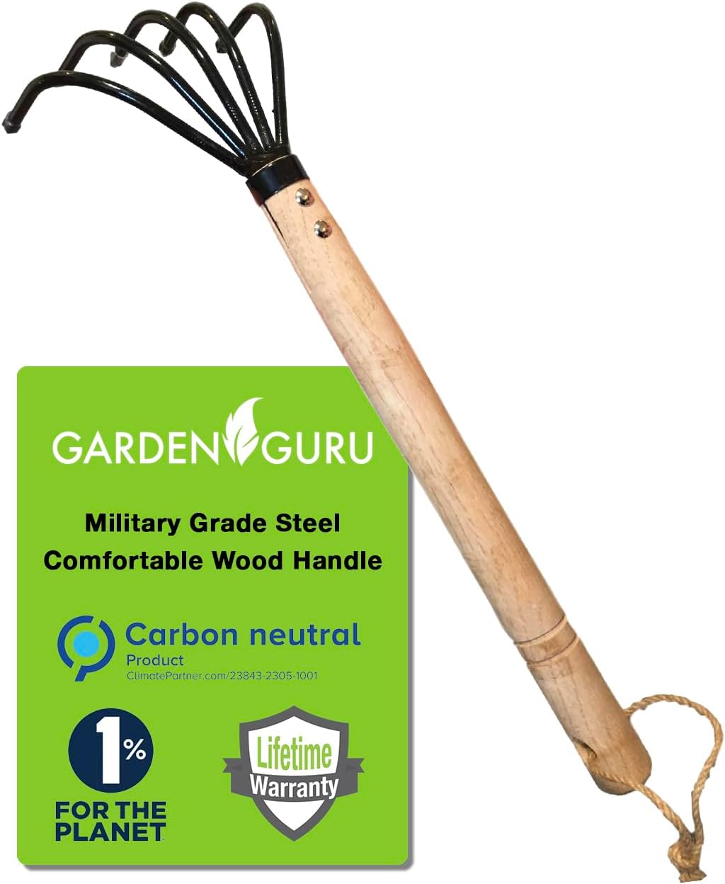 Amazon.com : Garden Guru Hand Rake Cultivator Claw Soil Tiller ...