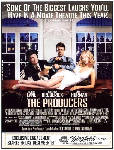 Amazon.com: The Producers Movie Poster (11 x 17 Inches - 28cm x 44cm ...