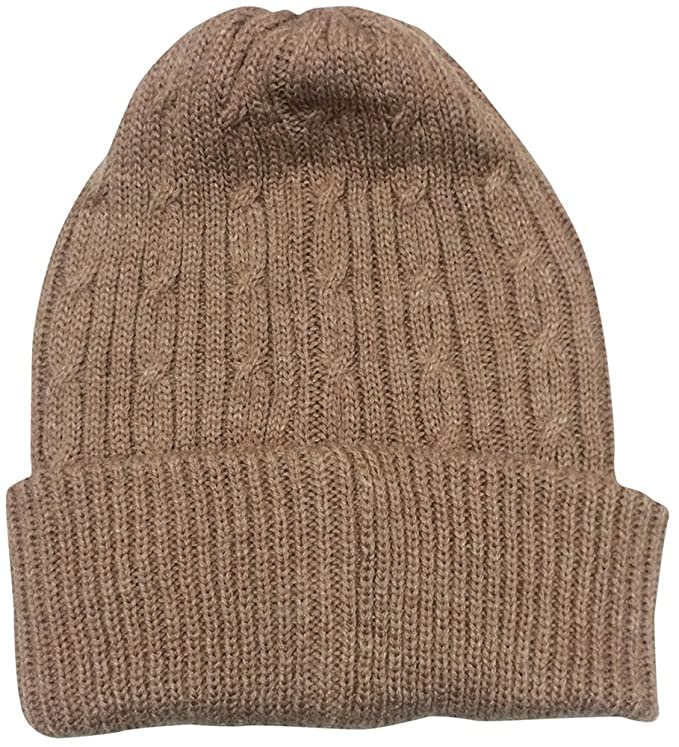 Buy VINSON Kids Acro Wool Knit Skull Beanie Cap with Fur Inside for ...