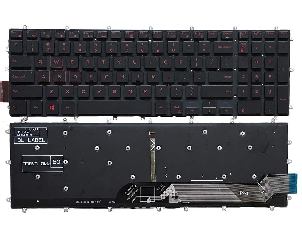 SellZone Laptop Keyboard for Dell Inspiron 15 5567 7566 7567 7566 7567 ...