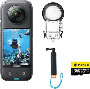 Amazon.com : Insta360 X3 - Dive Kit (Original Version) - Waterproof 360 Action Camera with 1/2 ...