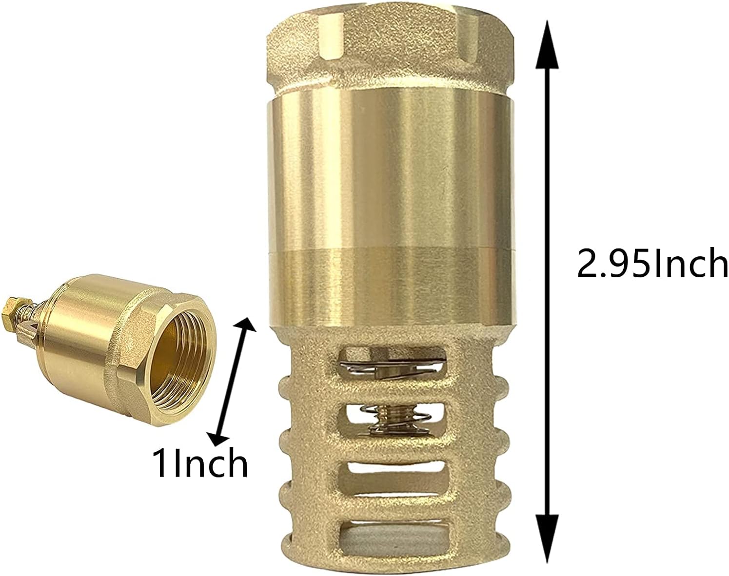 Heavy Duty Brass Foot Valve for Well Jet Pumps - Maintains Pump Prime ...
