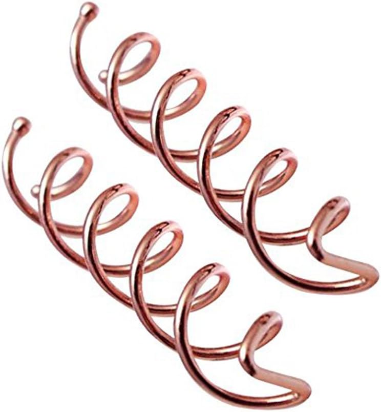 Amazon.com : 10 Pieces Simple Styles Spiral Hair Pin Screw Hair Pin ...