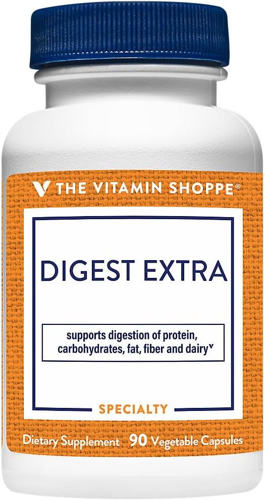 Amazon.com: The Vitamin Shoppe Digest Extra - Digestive Enzymes for ...