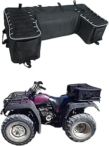 Amazon.com: frperce ATV Storage Bags with Extra Waterproof Cover ...