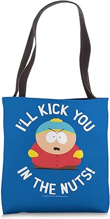 Amazon.com: South Park Cartman Kick You in the Nuts Tote Bag : Clothing ...