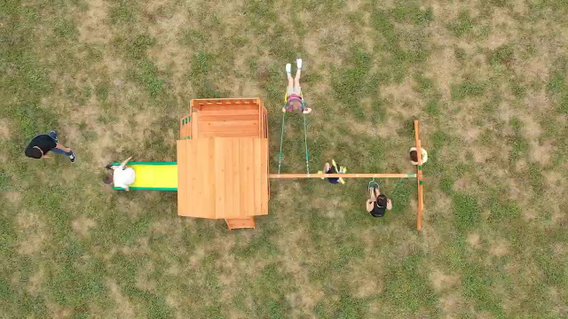 Watch Backyard Discovery Atlantis All Cedar Wooden Swing Set on Amazon Live