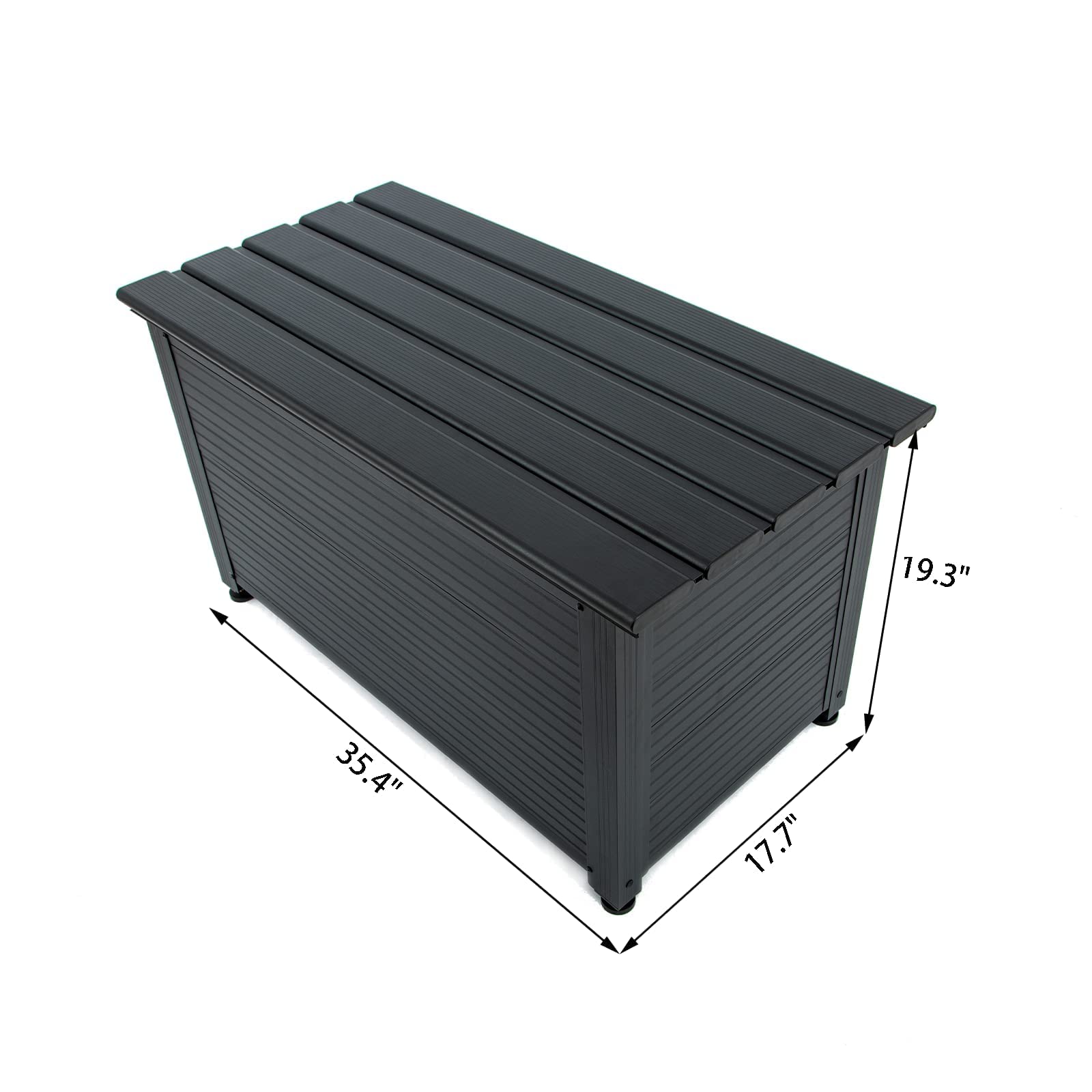 Snapklik.com : TECSPACE 221 Lbs Bearing Capacity Aluminum Deck Box, 2 ...