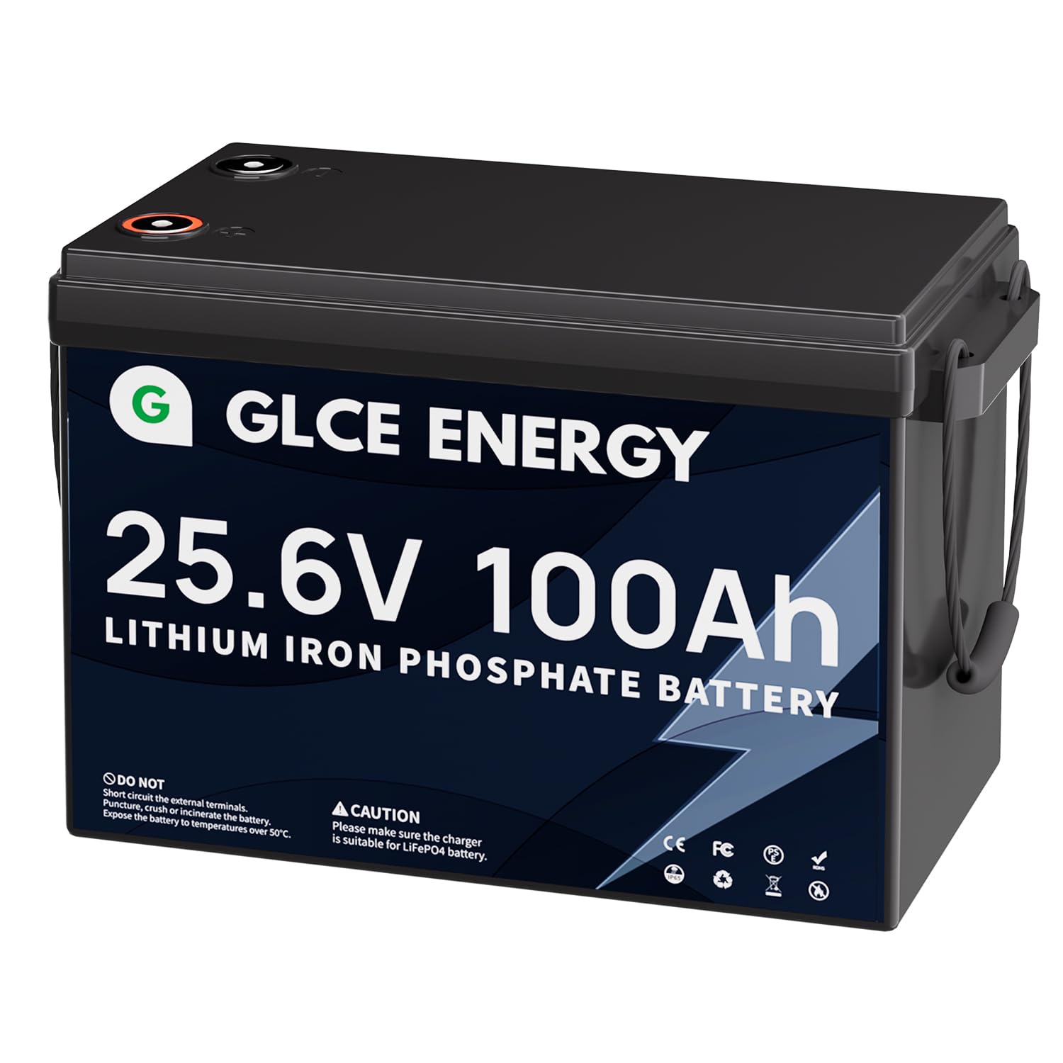 Snapklik.com : GLCE Energy 24V 100Ah LiFePO4 Battery, 4000-15000+ Deep ...