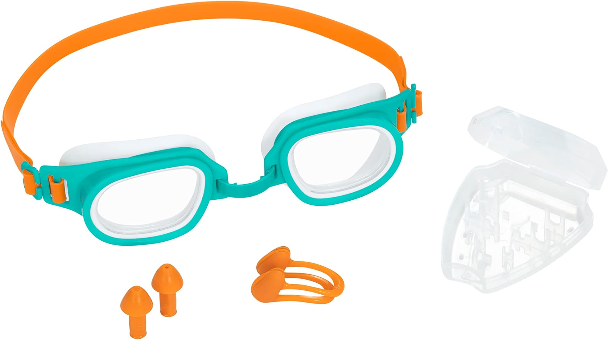 Bestway kids goggle set with nose and ear plus 3 in 1 | swimming ...