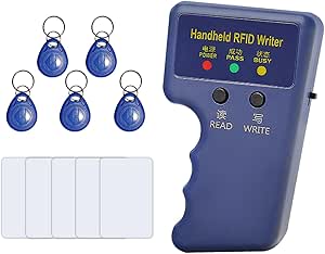 Handheld RFID Writer 125KHz Proximity lD and AWID andHID Duplicator +5 ...