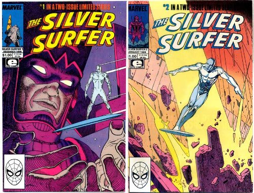 The Silver Surfer 1-2 Complete 1988 Series Parable (Moebius): Stan Lee ...