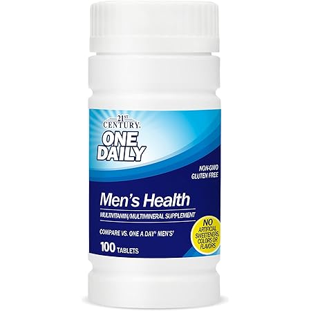 Amazon.com: 21st Century One Daily Men's Health Tablets, 100 Count ...