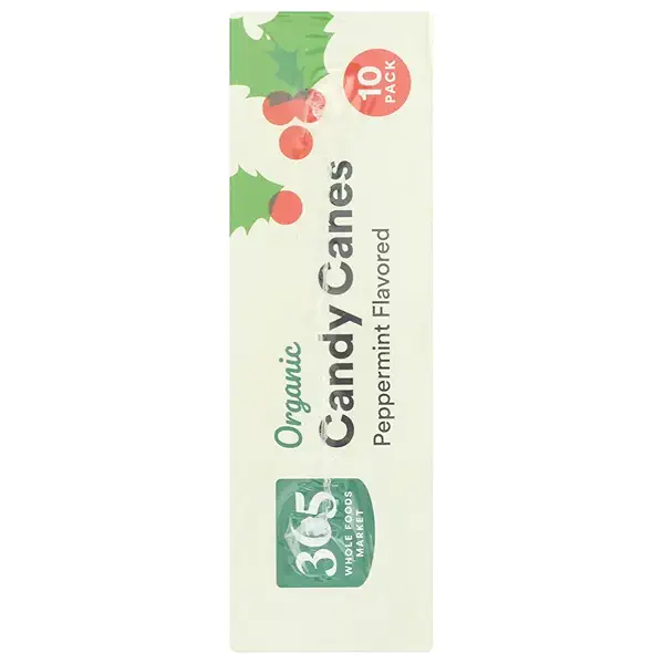 Organic Candy Canes 10 Count, 5 Ounce | Shipped to You | Whole Foods Market
