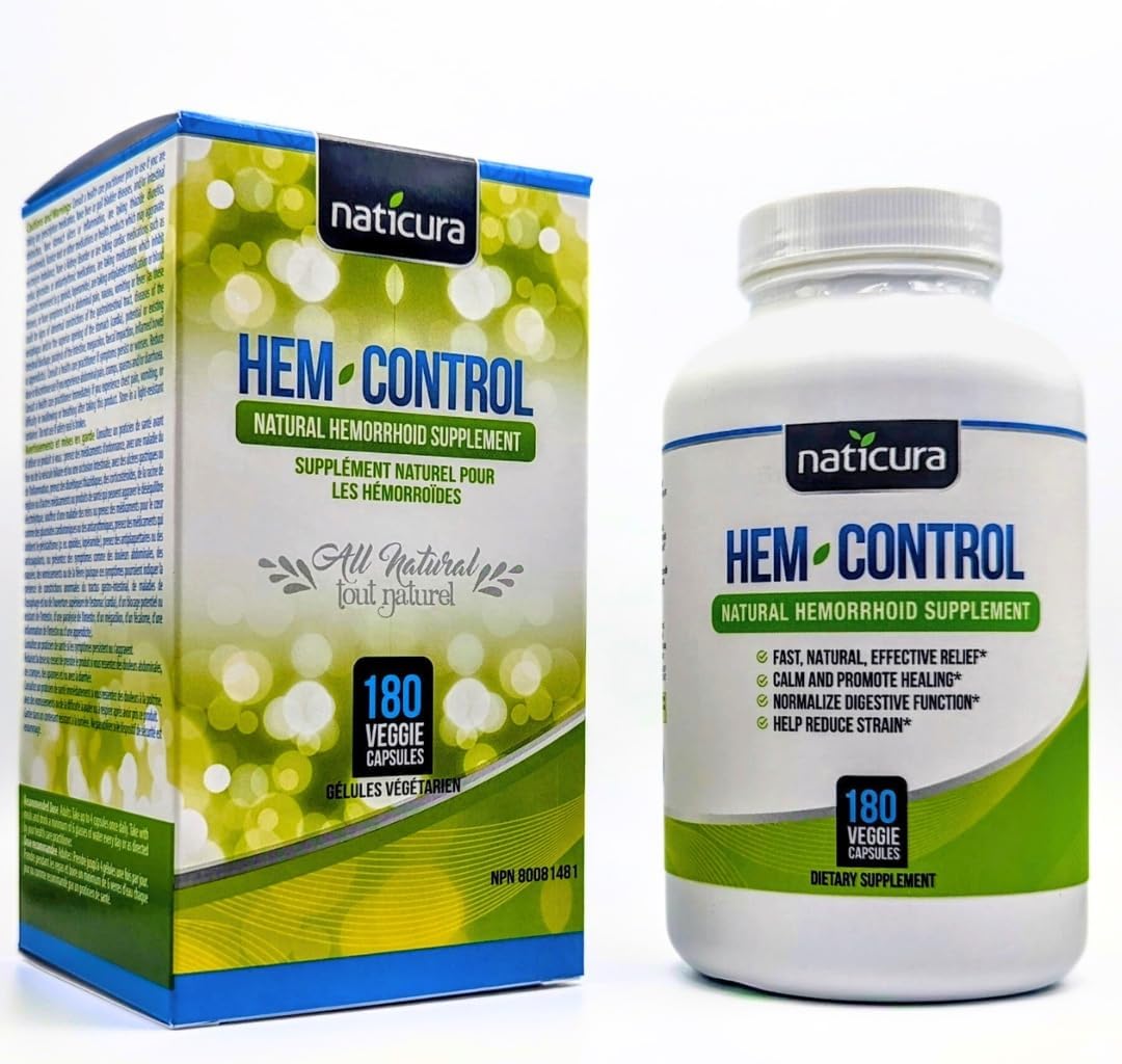 Naticura Hem-Control - Fast Effective Hemorrhoid Treatment Supplement ...