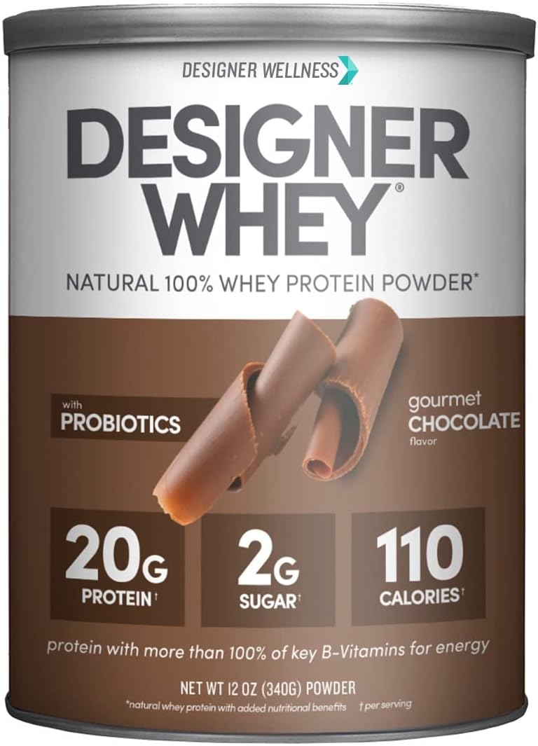 Amazon.com: Designer Whey Natural Protein Powder French Vanilla - 4 lbs ...