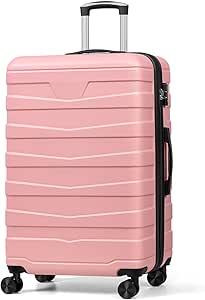 ChaCool Resväska set trolley resväska check-in bagage, hårt skal med ...