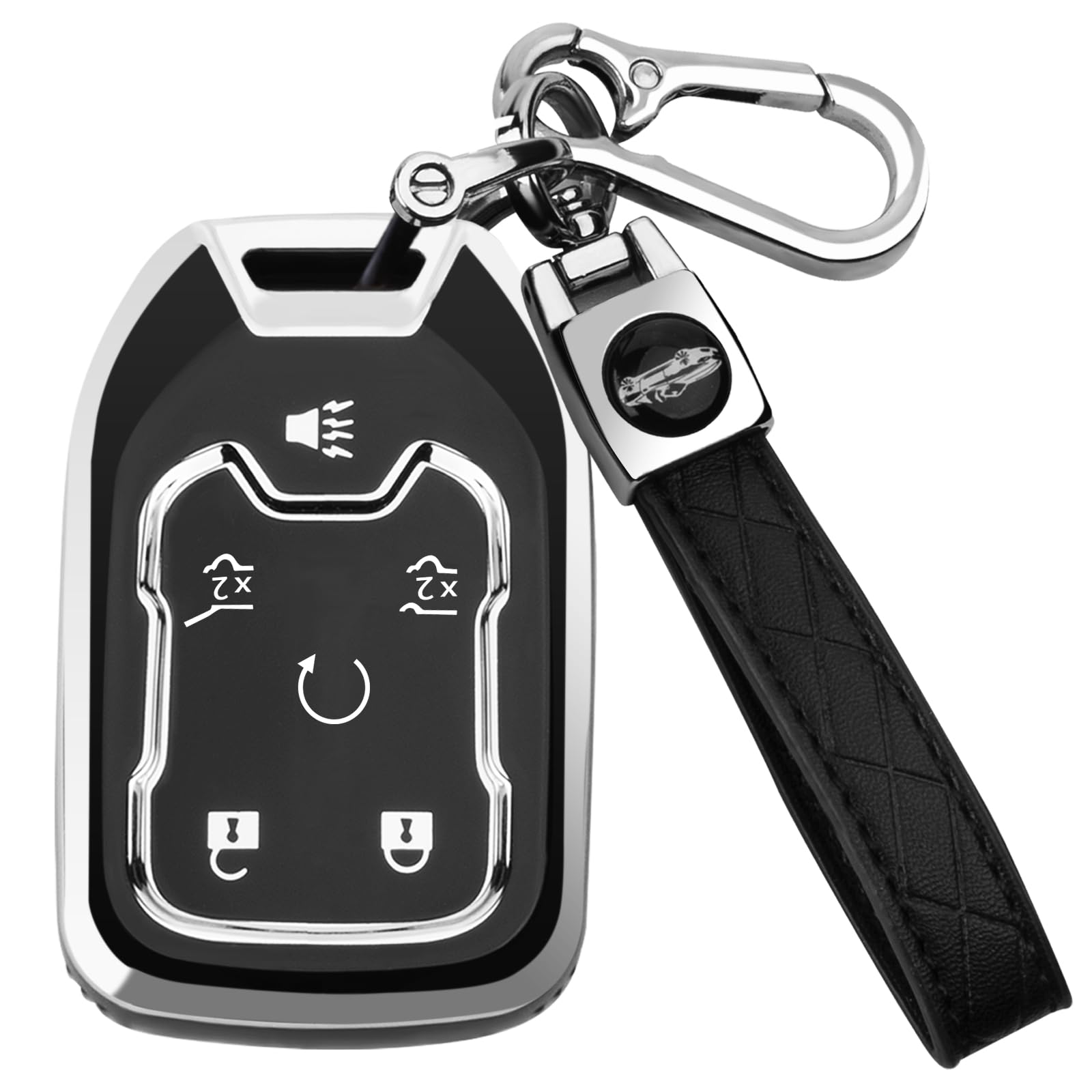 Amazon.com: XIYANG TRADE for GMC Key Fob Cover with Keychain, Key Case ...