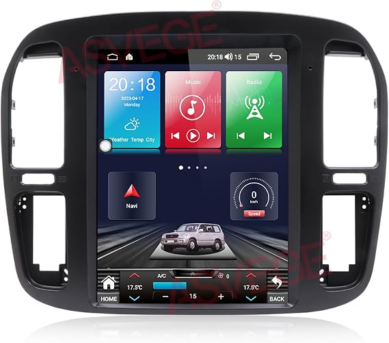 Amazon.com: 12.1 Inch Tesla Screen Car Stereo for Toyota Land Cruiser ...