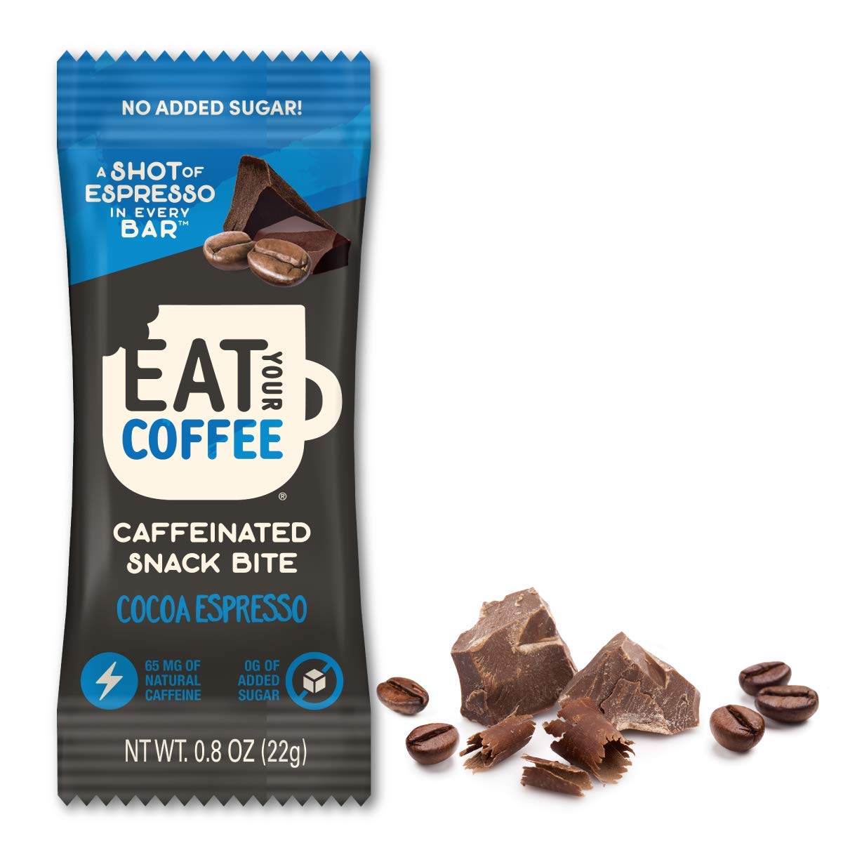 Amazon.com : Caffeinated Coffee Bites, Eat Your Coffee Energy Bar ...