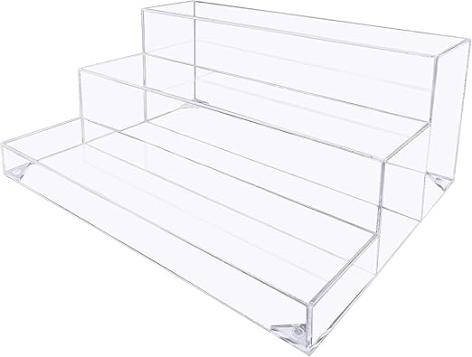 Amazon.com: Liquor Bottle Display Shelf, Clear Acrylic Riser Display ...