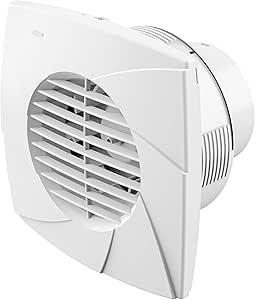 Everything Ventilation IPX2 Bathroom Extractor Fan with Backdraft ...