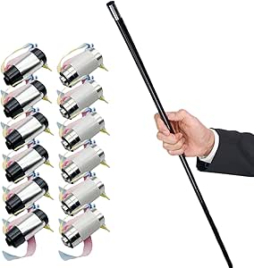 Amazon.com: Neliky 35.4in/90cm Plastic Magic Pocket Staff Collapsible ...