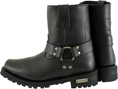 Amazon.com: Xelement 2502 Women's 'Shorty' Black Leather Zipper Harness ...