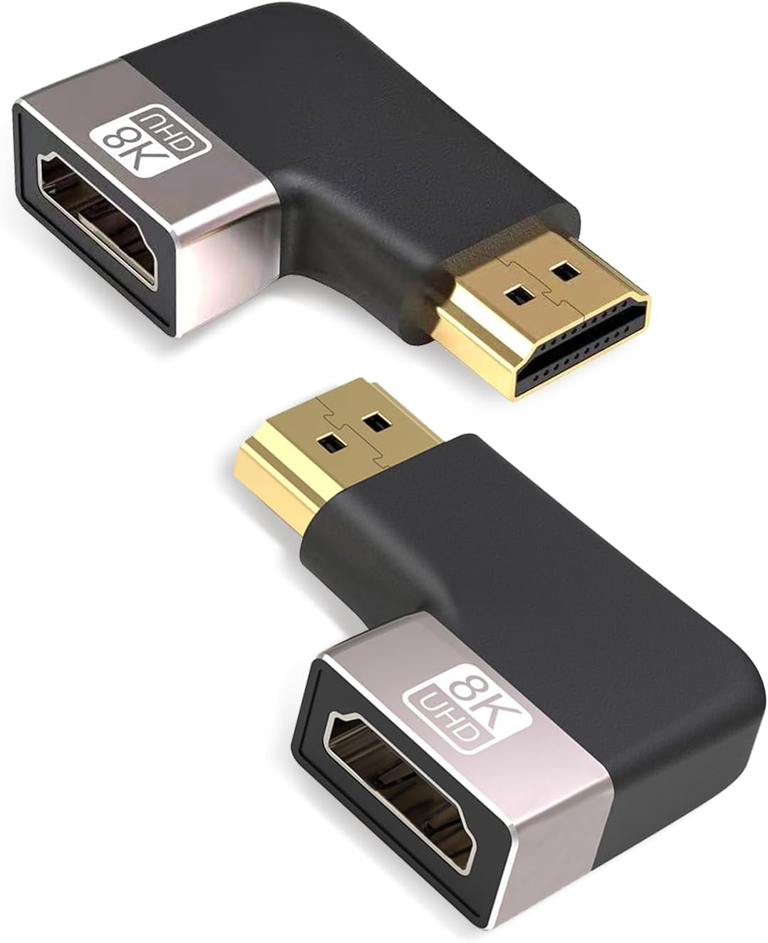Amazon.com: 6Pack 3D and 4K HDMI Angled Adapter Combo 2 Pcs 90 and 270 ...