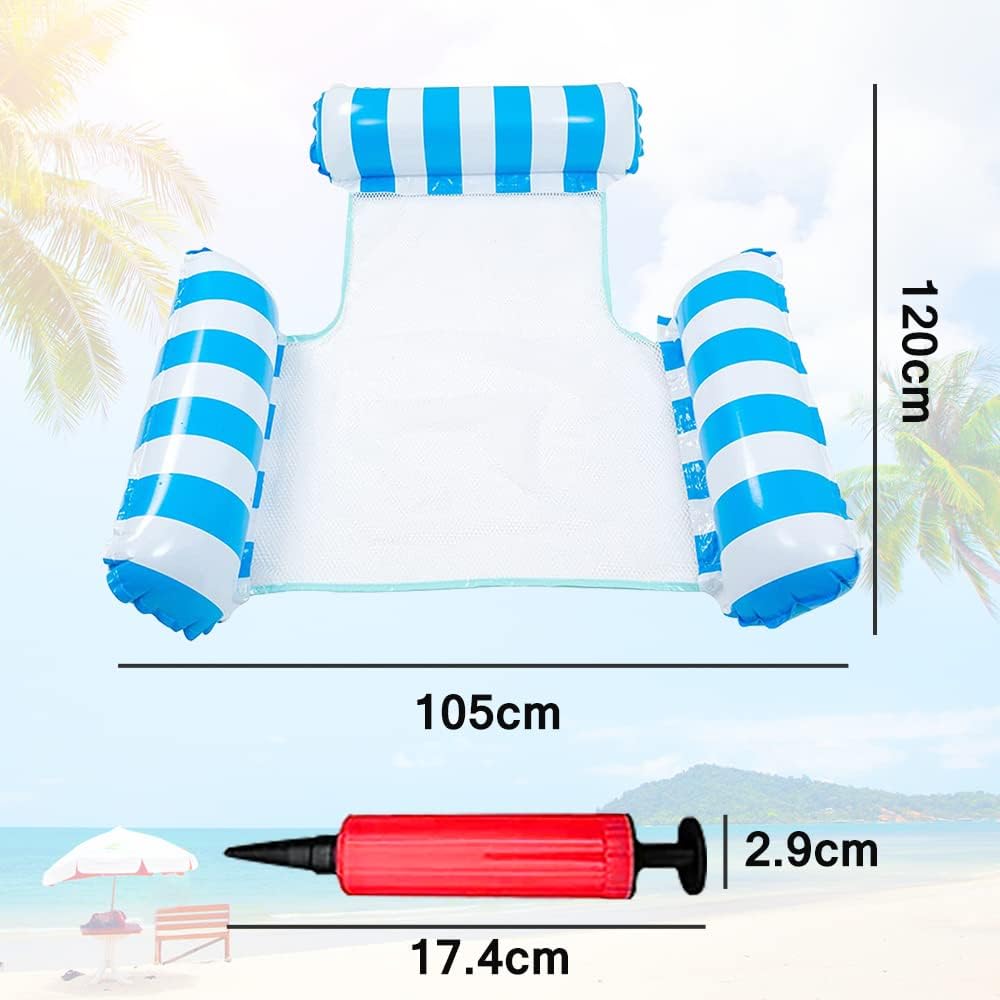 Pool Float Hammock , Lilo Pool Inflatables for Adults Water Hammock ...