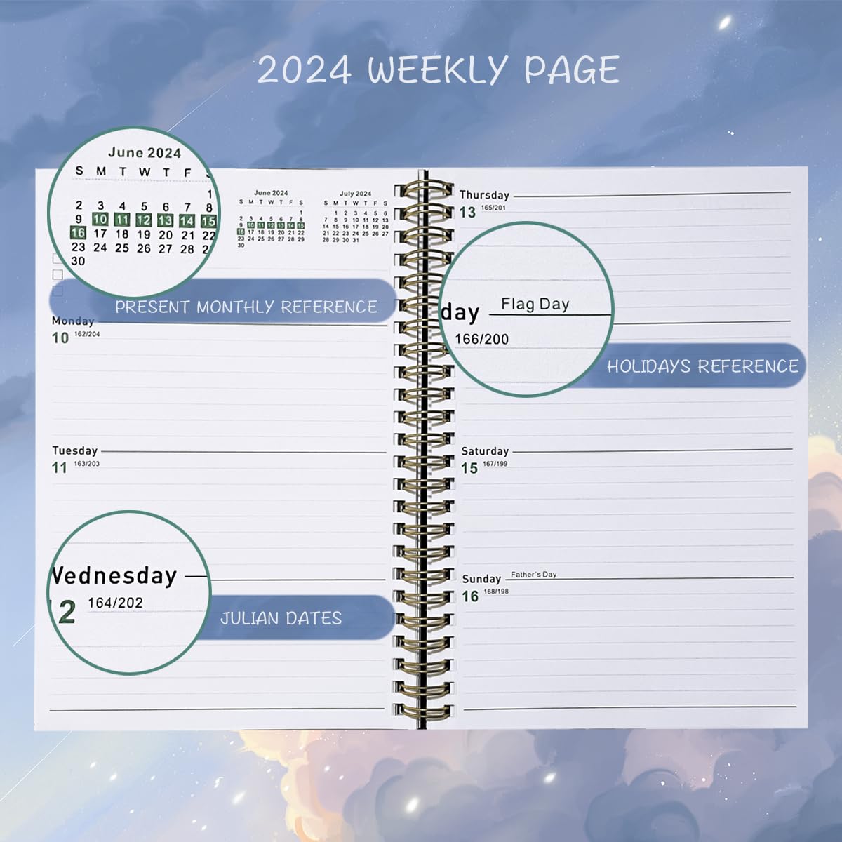Snapklik.com : 2024 Planner - 2024 Weekly & Monthly Planner, Jan.2024 ...
