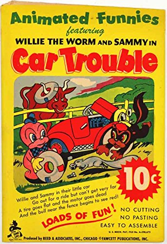 Fawcett's Animated Funnies Featuring Willie the Worm and Sammy in "Car ...