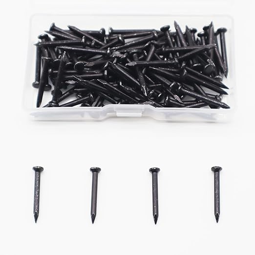 Amazon.com: QYIMLI Hardware Nails, 1 Inch Flat Head Steel Long Nail ...