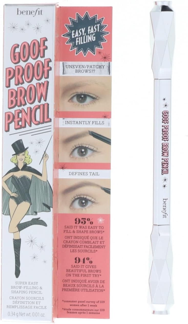 Amazon.com : Benefit Cosmetics Goof Proof Brow Pencil Easy Shape & Fill ...