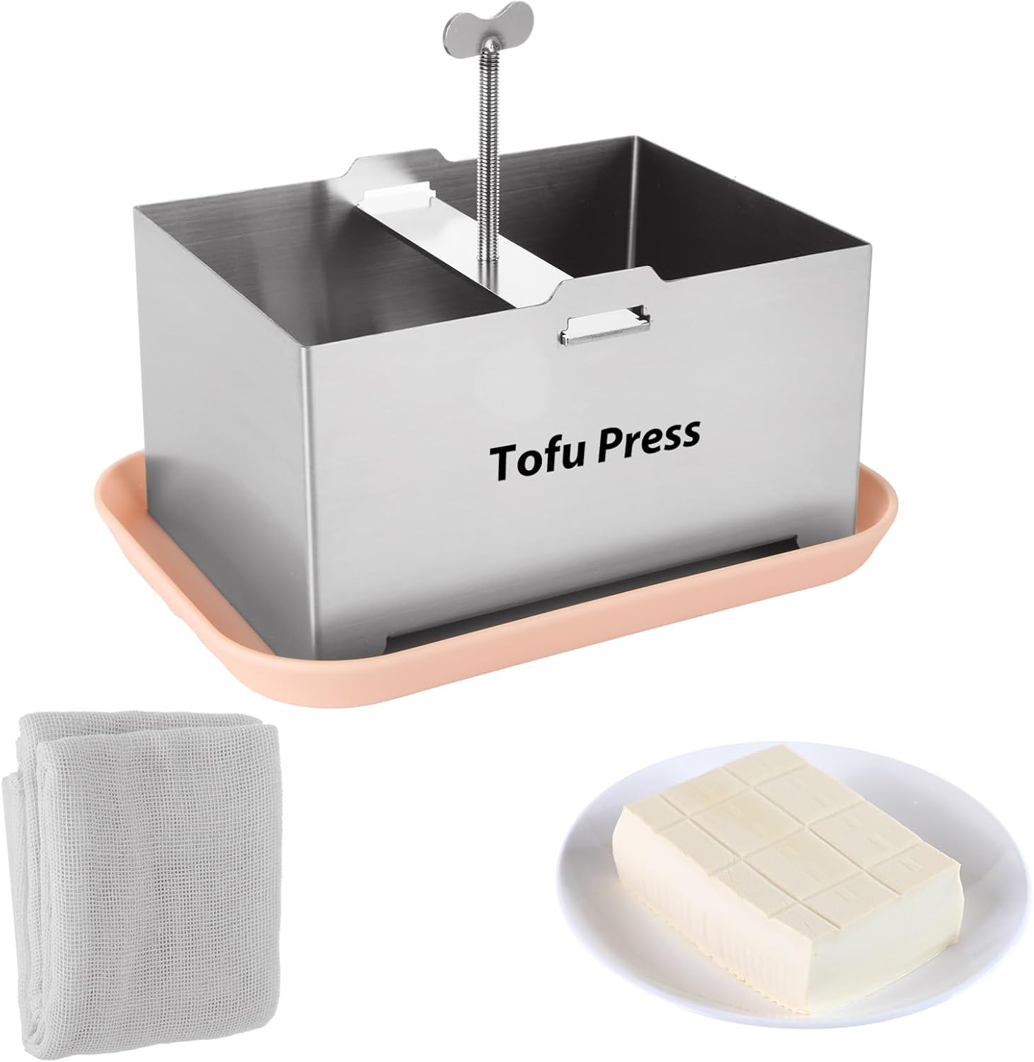 Amazon.com: SHUESS Tofu Press Stainless Steel,Vegan Tofu Presser,Fast ...