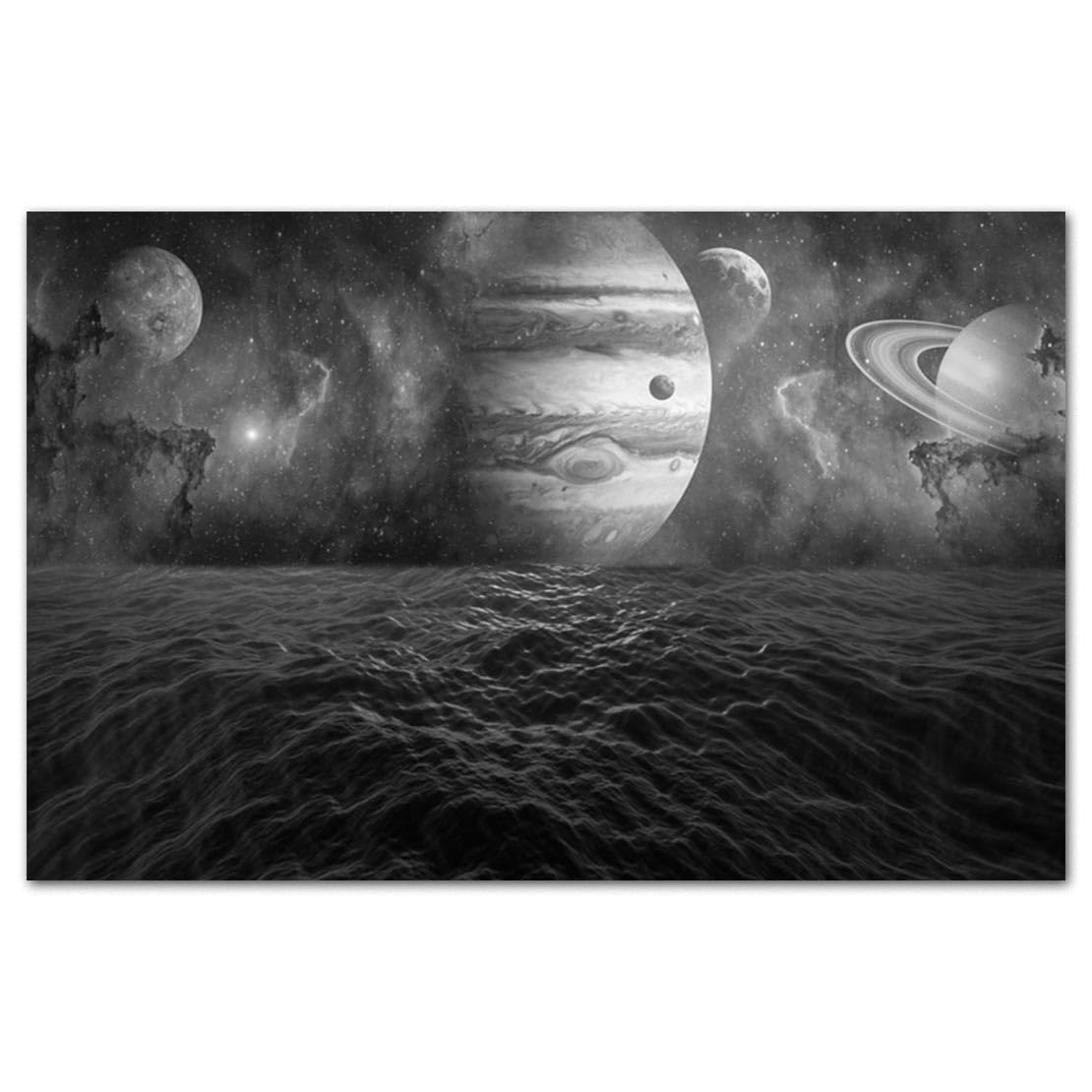 Ink Drawings Of The Solar System 3+ Thousand Moon Pen Drawing
