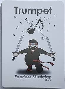 Fearless Musician Flashcards for Trumpet - Fingering and Rhythm Chart ...