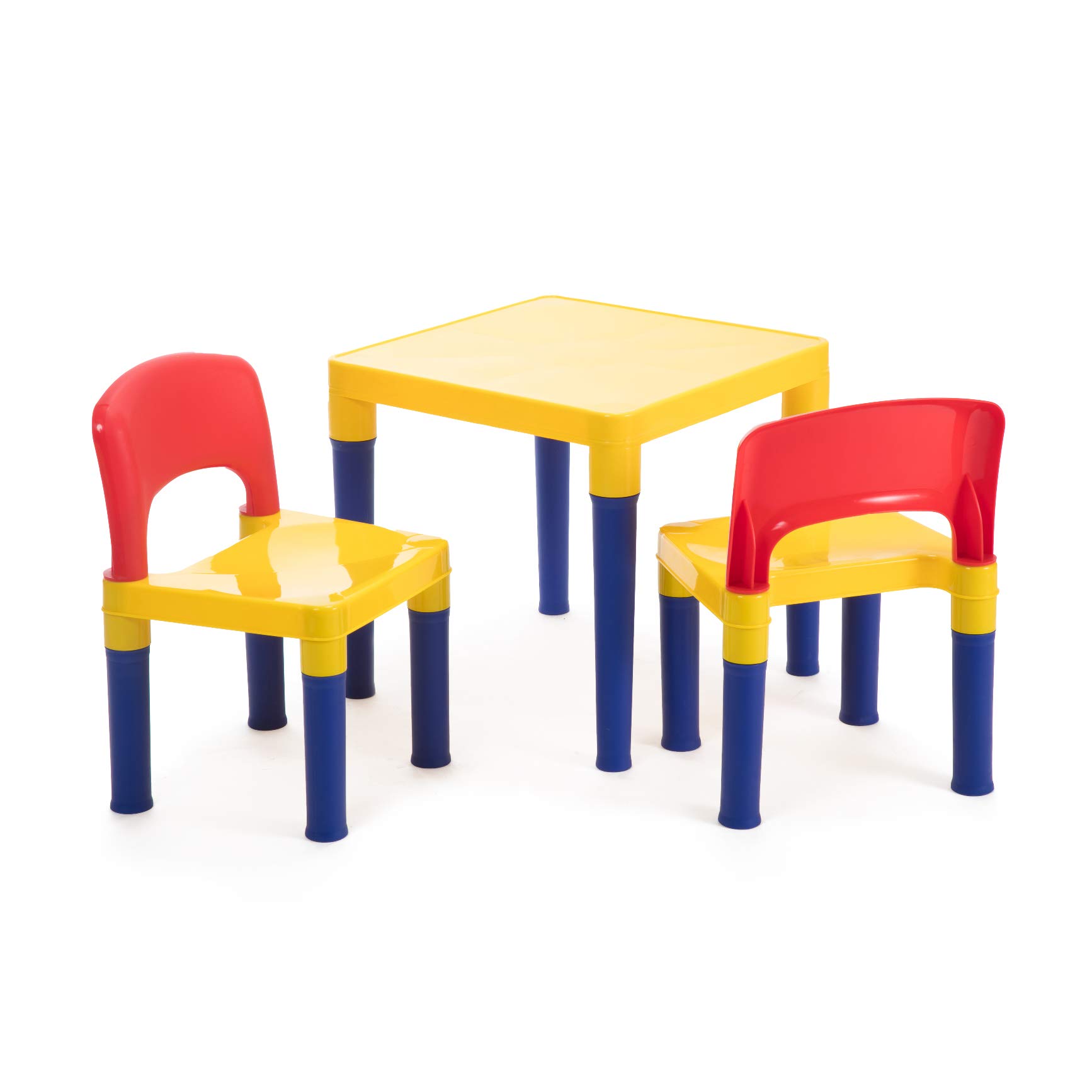 Lenoxx Kids 3-Piece Colourful Table & Chair Set – Durable, Easy-to ...