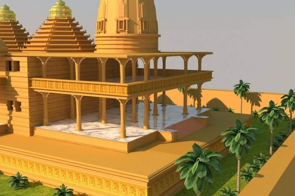 Wall Poster|Ayodhya Mandir Poster|Ram Mandir Decorative Poster|High ...