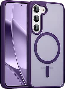 Amazon.com: RALEAVO for Samsung Galaxy S22 Case Strong Magnetic Case [Compatible with Magsafe ...